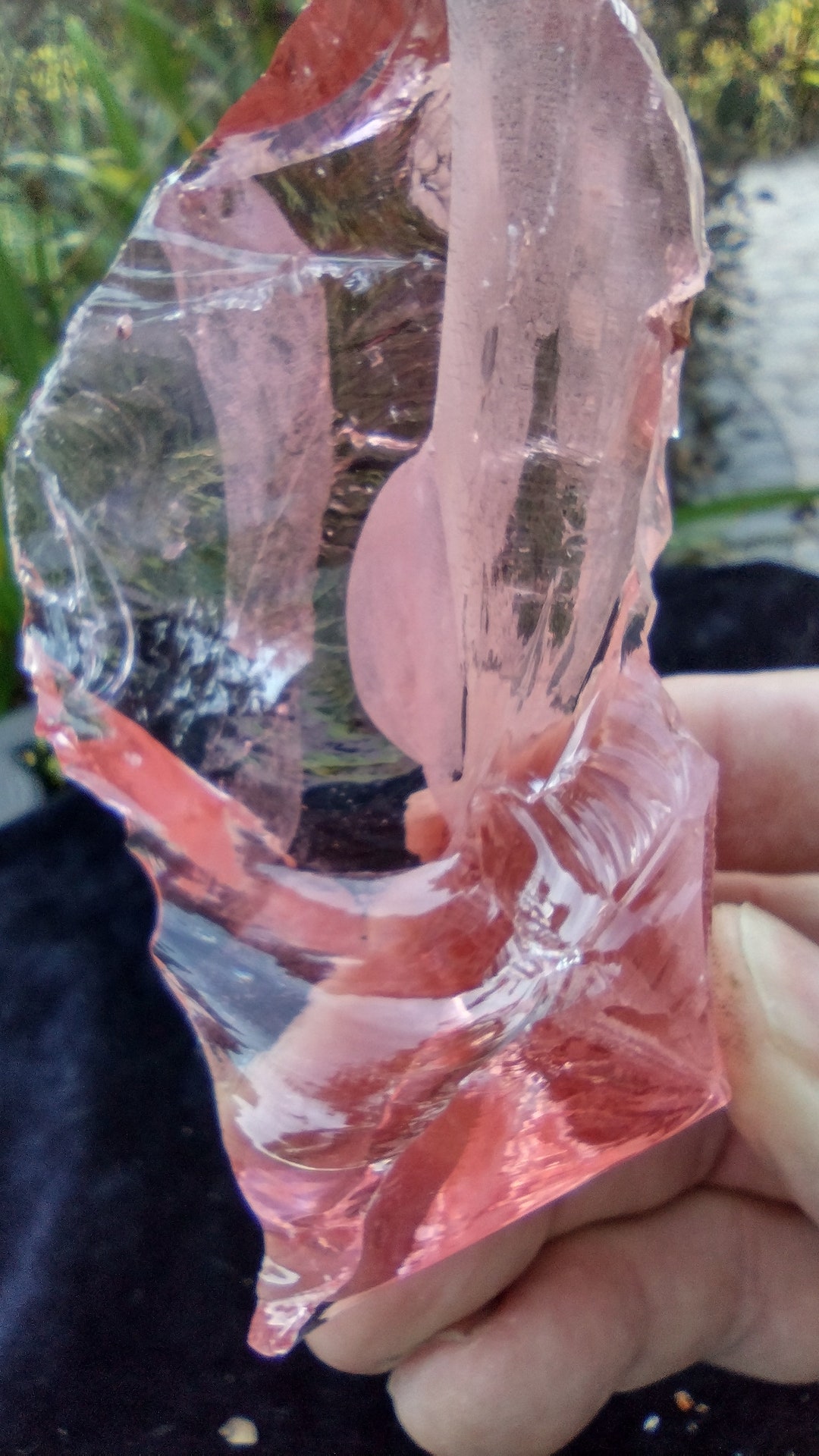 PINK SWIRL CLEAR Andara Crystal Divine Presence & Spiritual - Etsy