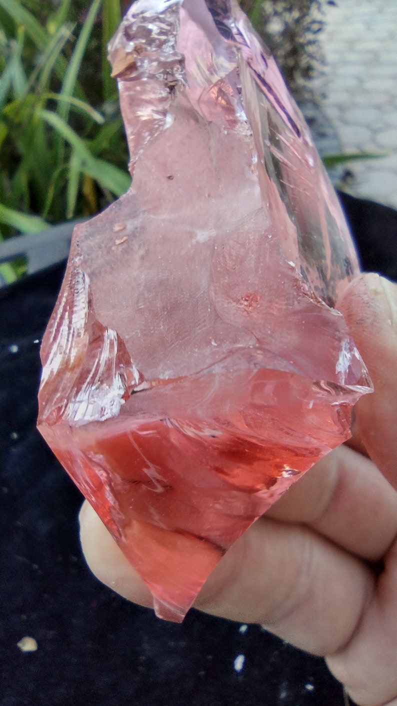 PINK SWIRL CLEAR Andara Crystal Divine Presence & Spiritual - Etsy