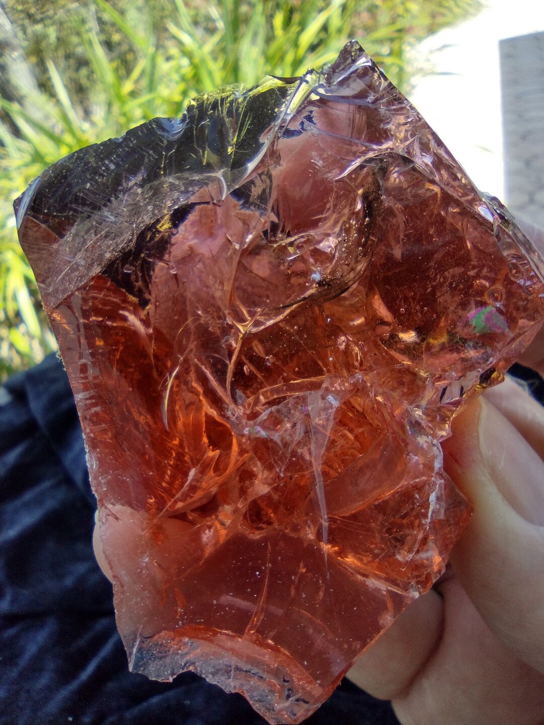 ROSE PINK Streaked, Bubbly Andara Crystal Divine Presence & Spiritual ...