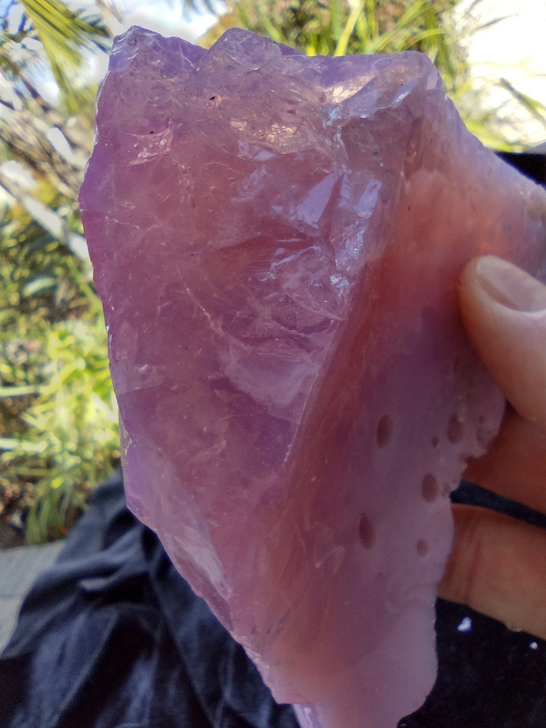 LAVENDER/PINK IRIDESCENT Andara Crystal Divine Presence & - Etsy