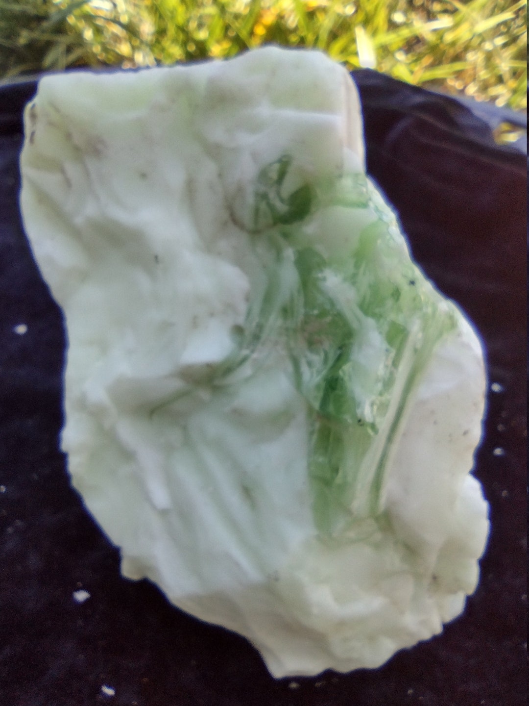CREAMY LIME SWIRL Andara Crystal Divine Presence & Spiritual Light ...