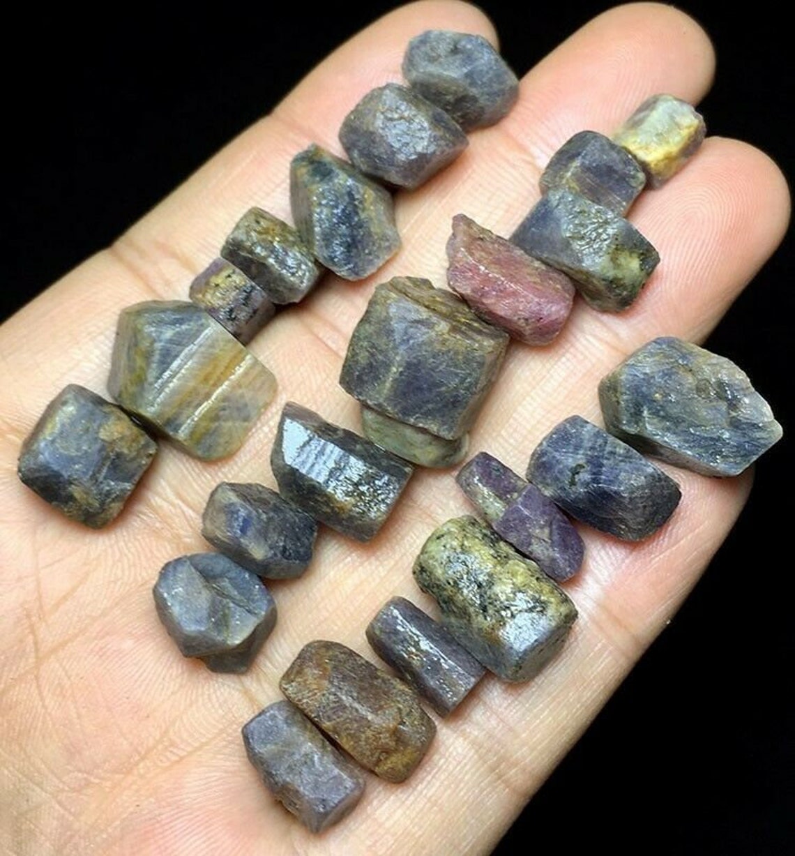 54g Natural Red Corundum Ruby Crystal Rough Mineral Specimen - Etsy