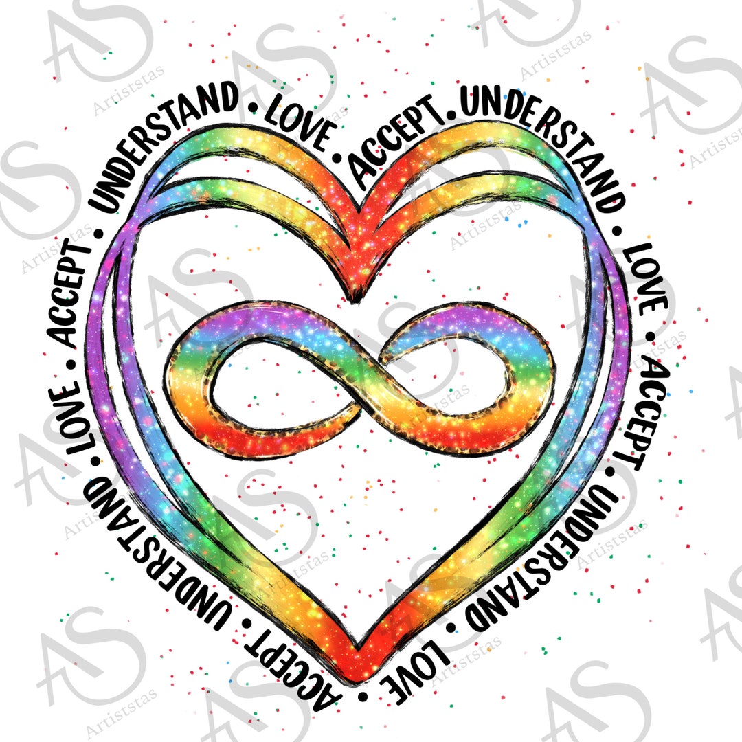 Autism Heart Png Sublimation Design Download, Autism Awareness Png ...