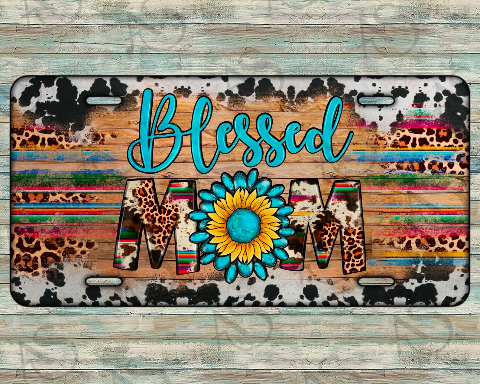Blessed Mom License Plate Png Design Blessed Mom Png License - Etsy