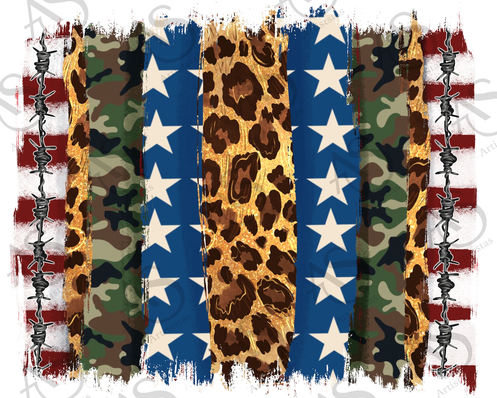 USA Military Background Png Sublimation Design Leopard USA - Etsy