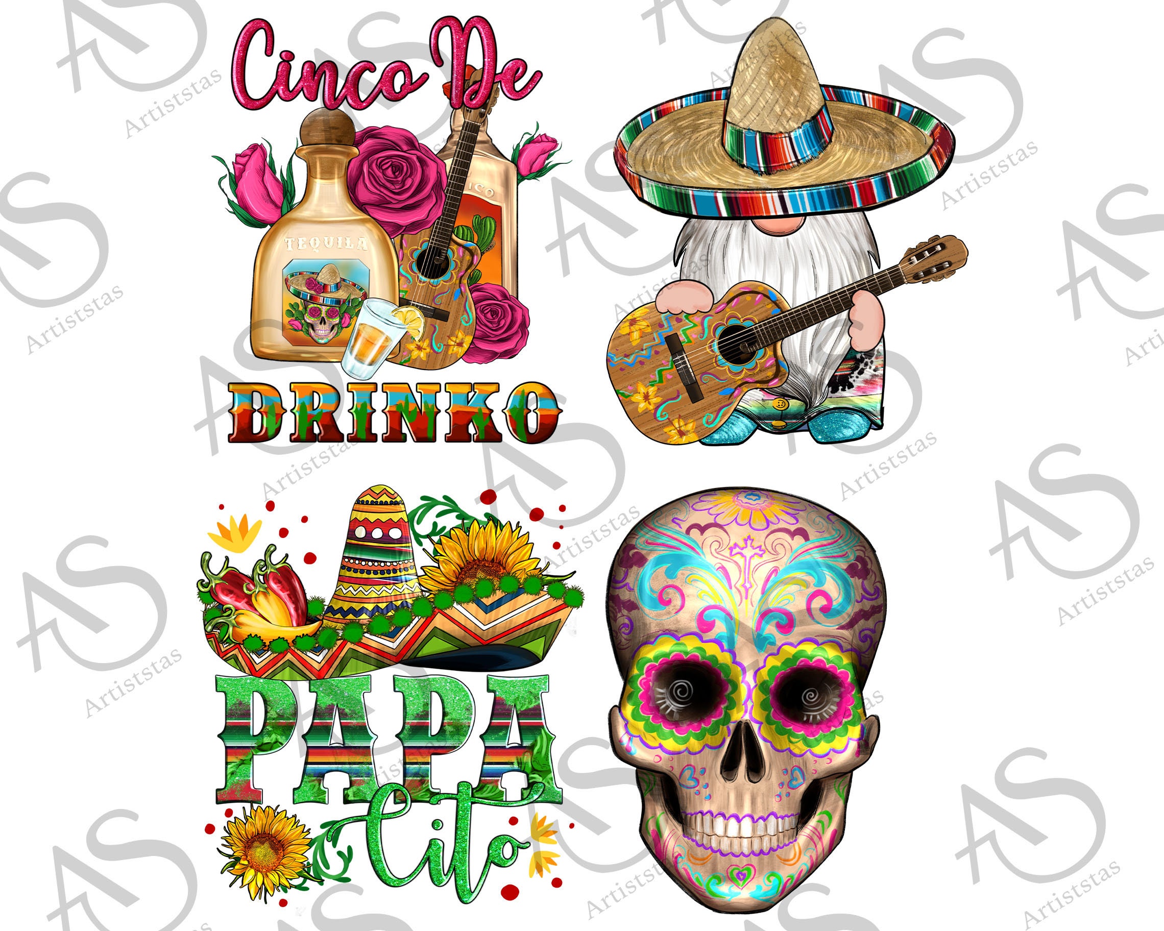 Mexico Png Sublimation Design Bundle 30 Png Files Cinco De - Etsy