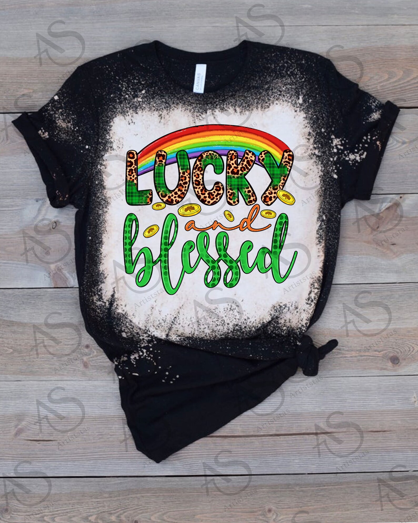 St. Patrick's Day Lucky and Blessed Png St. Patrick's - Etsy