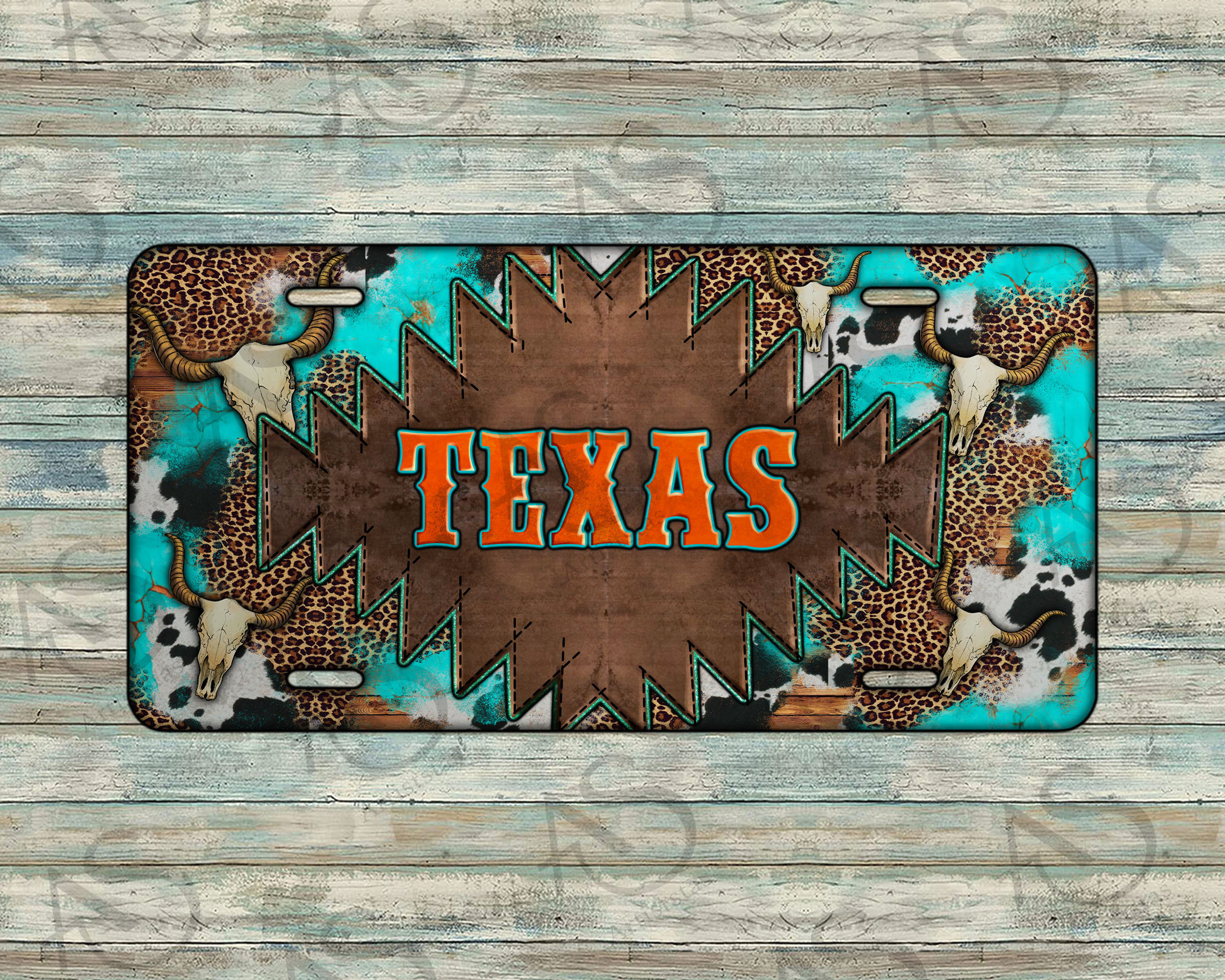 Texas License Plate Designs