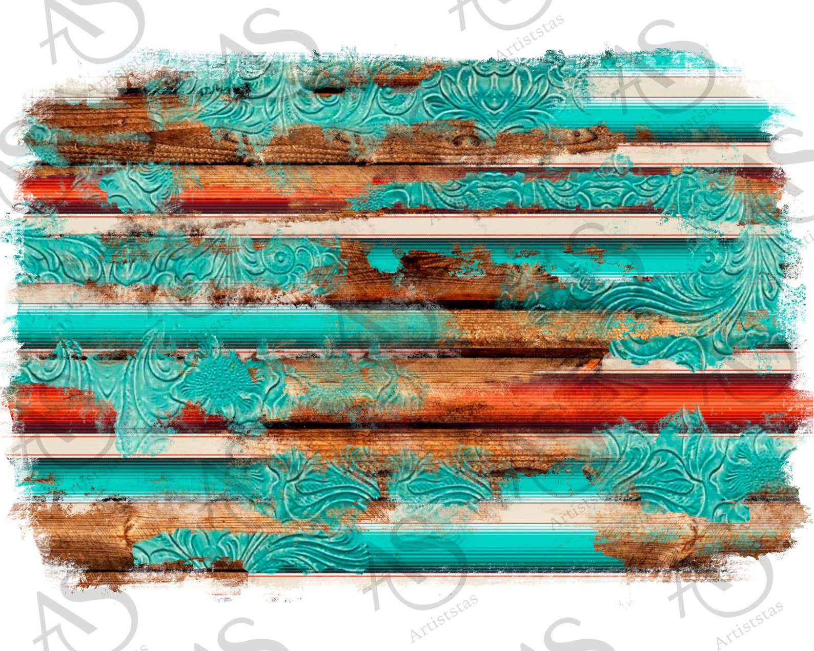 Wood and Serape Background PNG Sublimation Design Western - Etsy