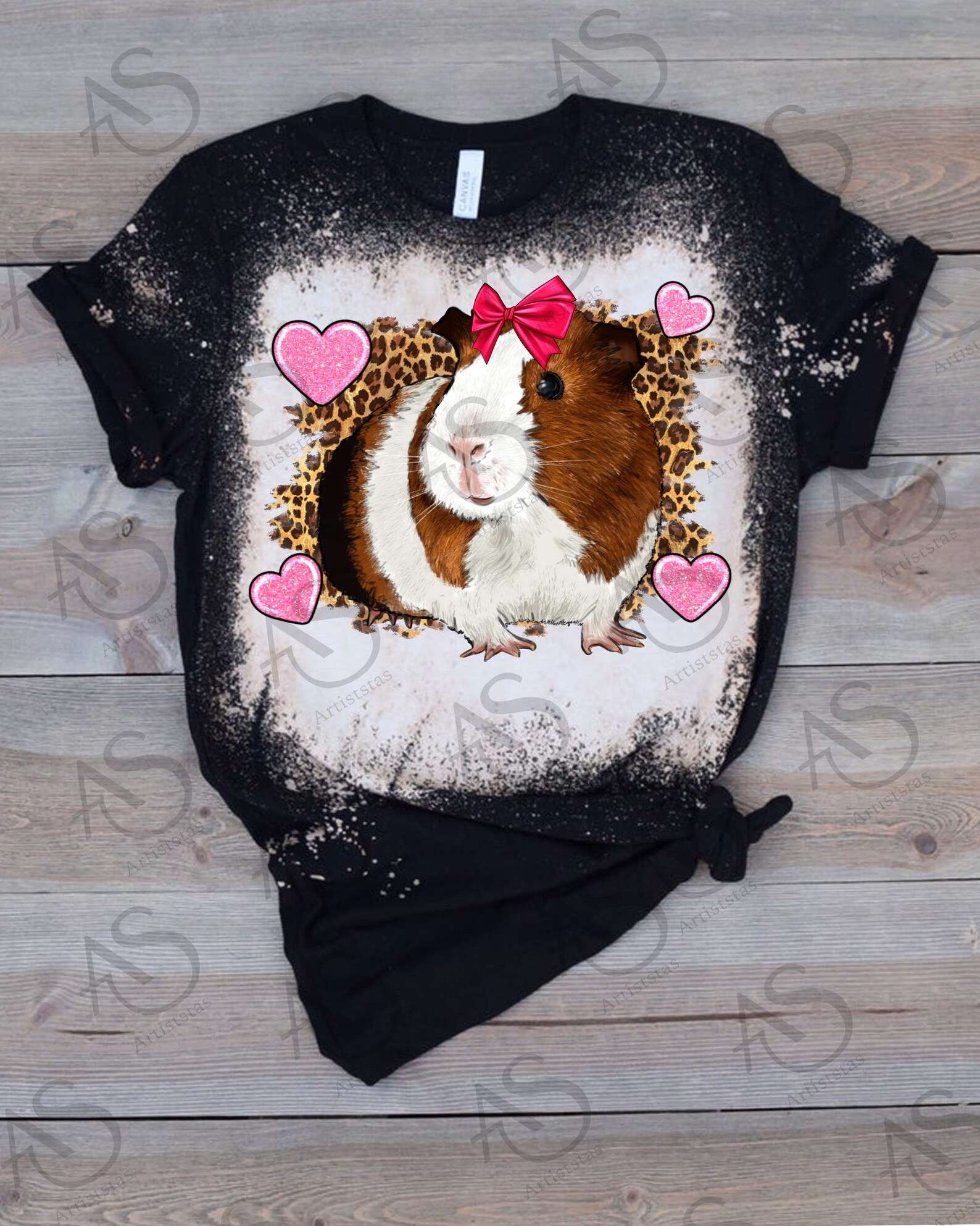 Guinea Pig Ribbon Heart Leopard Png Leopard Guinea Pig Png - Etsy