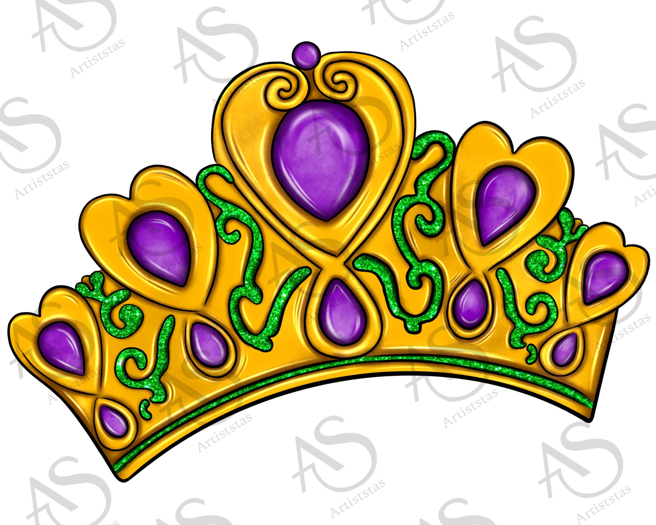Mardi Gras Crown Clip Art