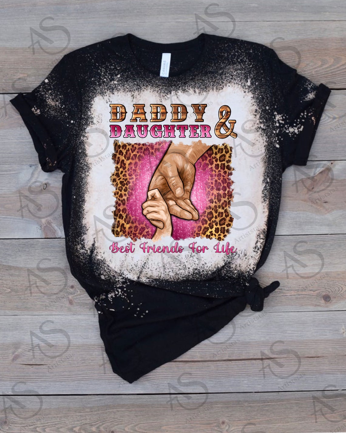 Western Daddy and Daughter Best Friends for Life Png Leopard - Etsy