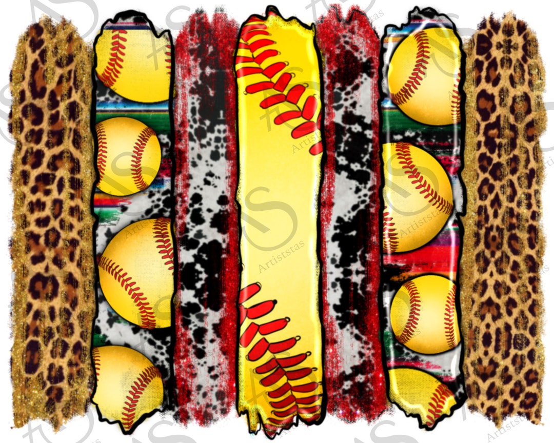 Softball Brushstrokes Png Sublimation Design, Softball Brushstrokes Png ...