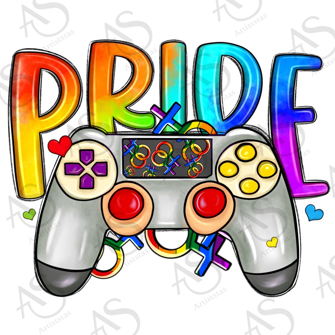 Pride Gaymer Png Sublimation Design Download, Love is Love Png, LGBTQ+ ...