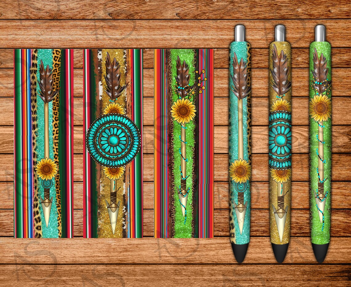 Western Pen Wraps Png Sublimation Design Western Pen Wraps - Etsy