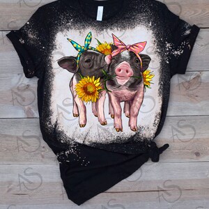 Western Cute Baby Pigs Png Sublimation Design,western Pigs Png, Pig ...