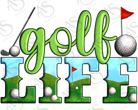 Golf Life Png Sublimation Design Golf Png Golf Player Png - Etsy