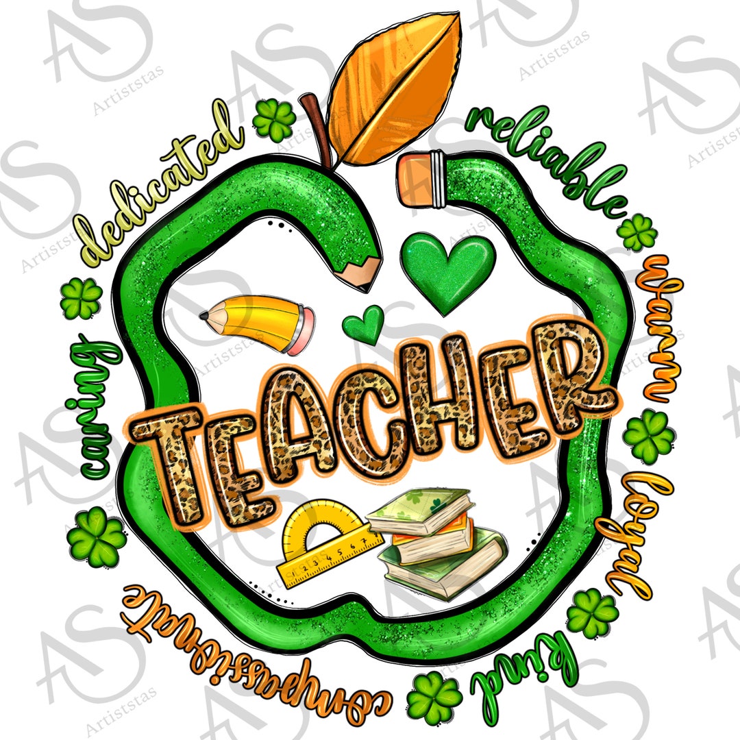 Teacher St. Patrick's Day Png Sublimation Design Download, Irish Day ...