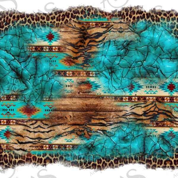 Aztec Turquoise Png - Etsy