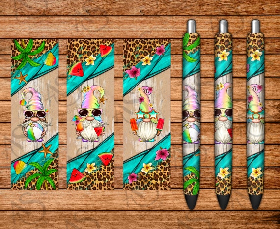 Summer Gnomes Pen Wraps Png Sublimation Design Gnomes Pen | Etsy