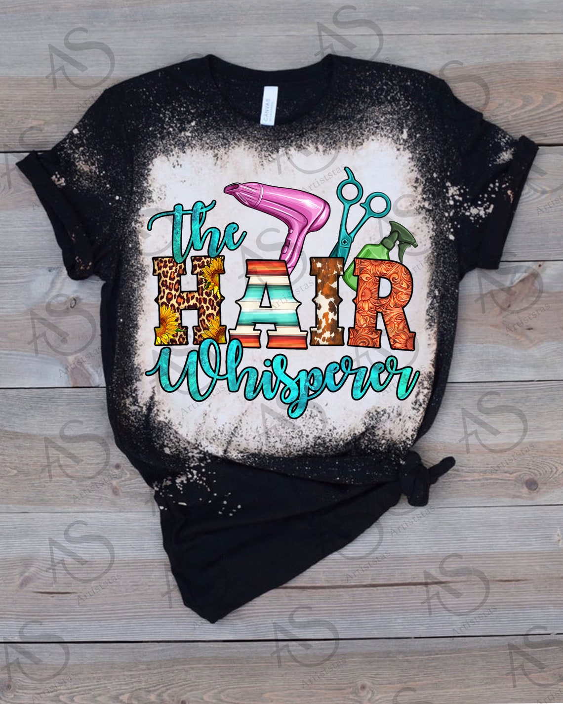 Western Hairdresser Png Western Design Pngthe Hair Whisperer - Etsy