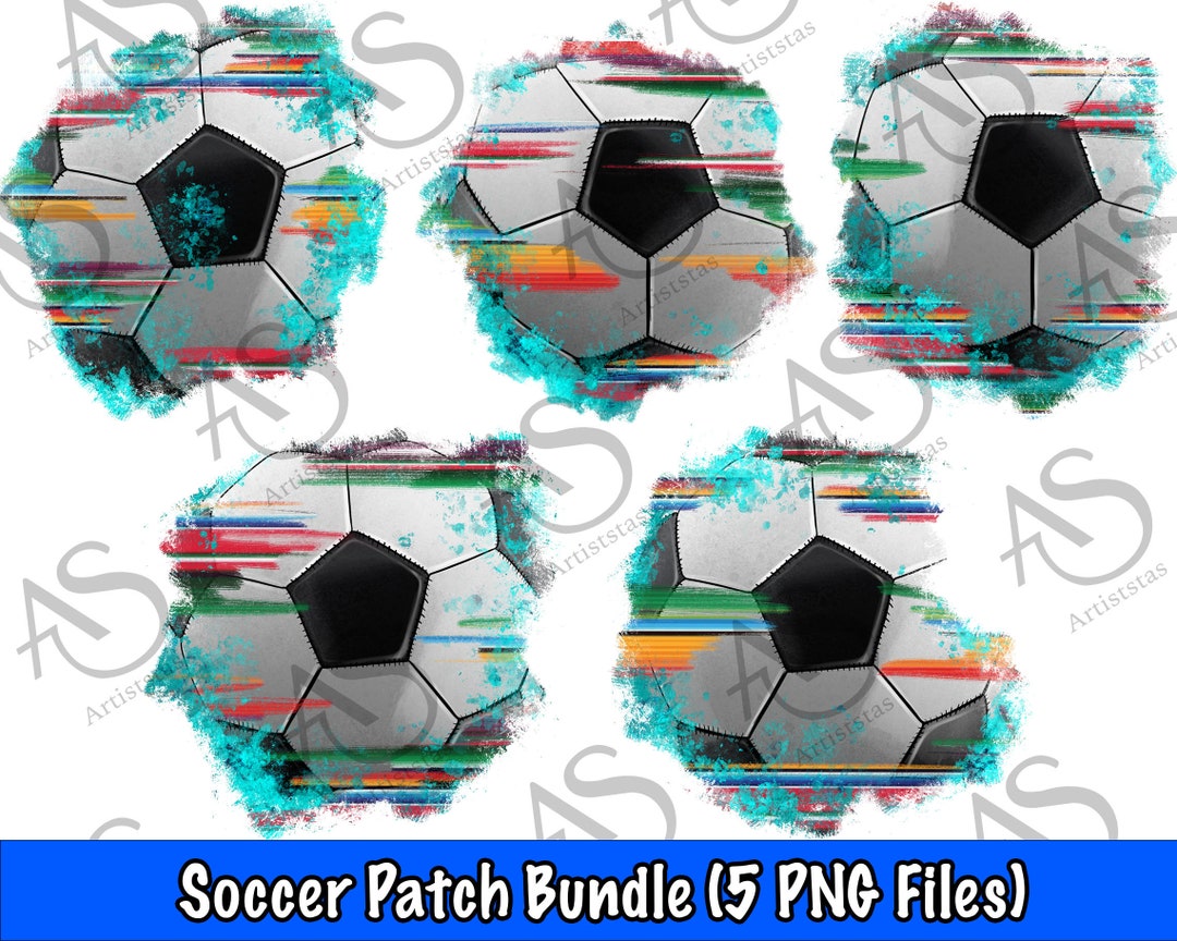 Soccer Patches Png Sublimation Design Bundle, Sport Games Png, Soccer ...