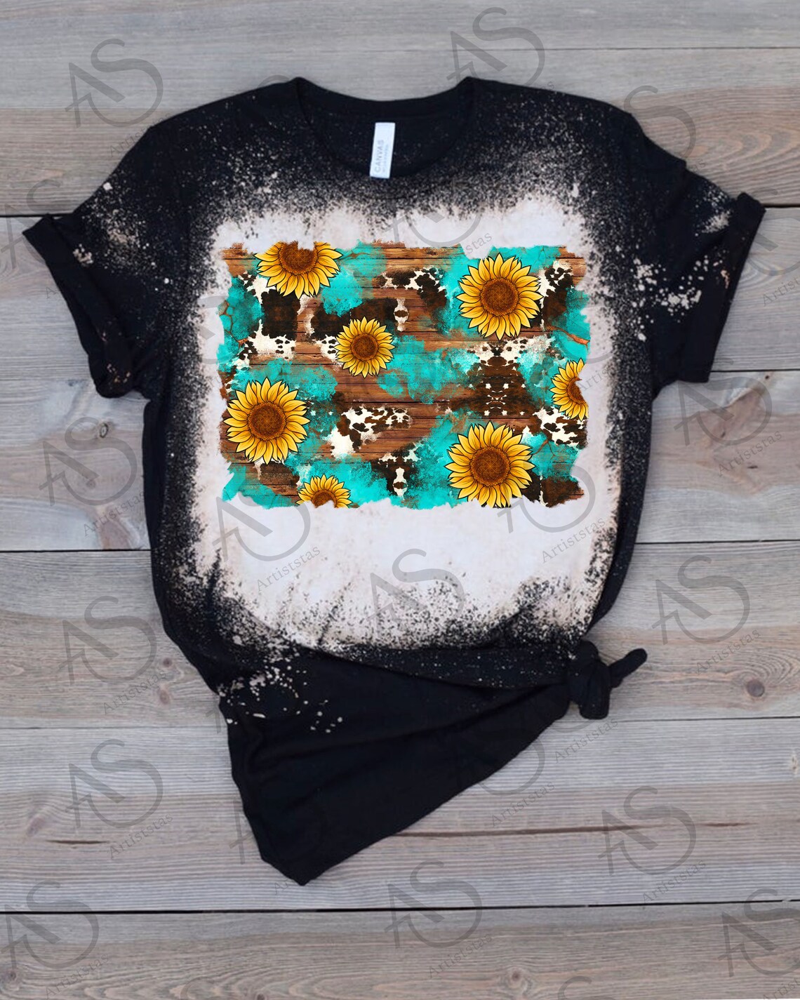 Western Sunflower Background Png Sublimation Designwestern - Etsy