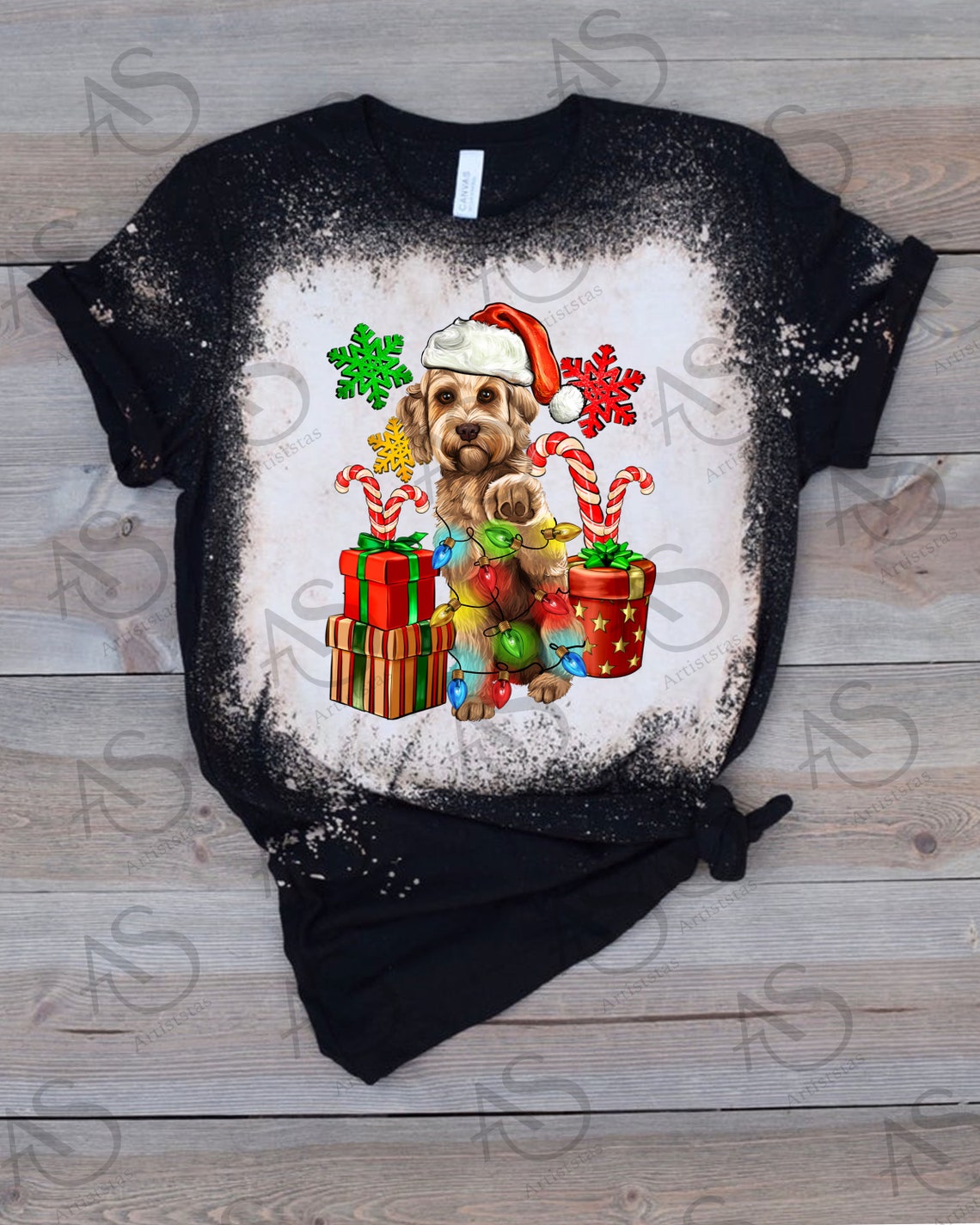 Christmas Labradoodle Png Sublimation Design Download - Etsy