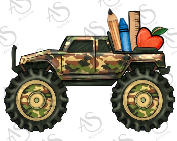 School Monster Clipart