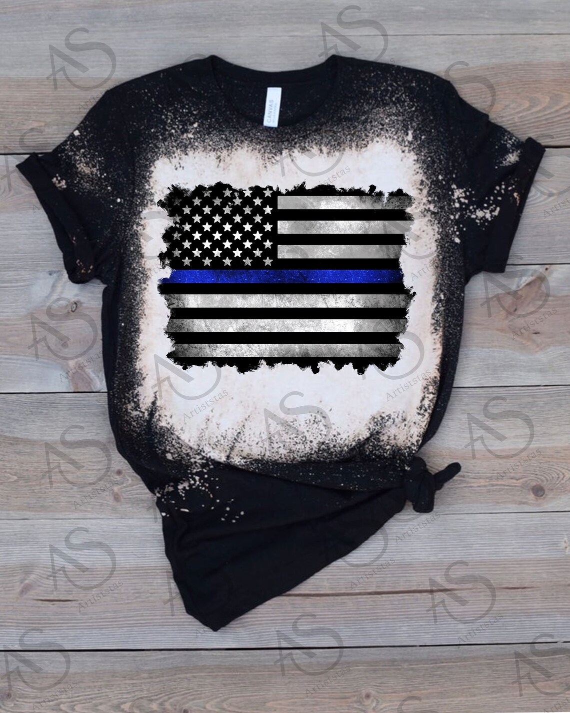 Thin Blue Line American Flag Background Png Glitter Thin Blue - Etsy