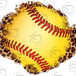 Leopard Softball Patches Png Sublimation Design Bundle, Sports Patches ...