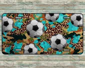 Soccer License Plate - Etsy