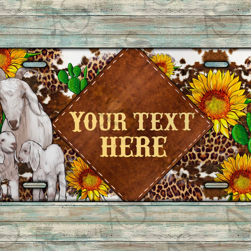Goat License Plates - Etsy