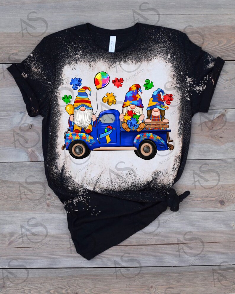 Autism Gnomes Truck Png Sublimation Design Download Autism - Etsy