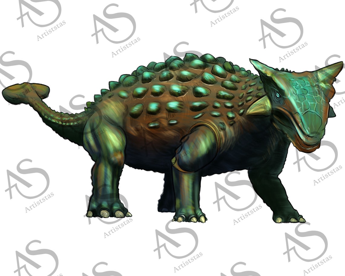 Ankylosaurus Png Sublimation Design Hand Drawn Ankylosaurus | Etsy