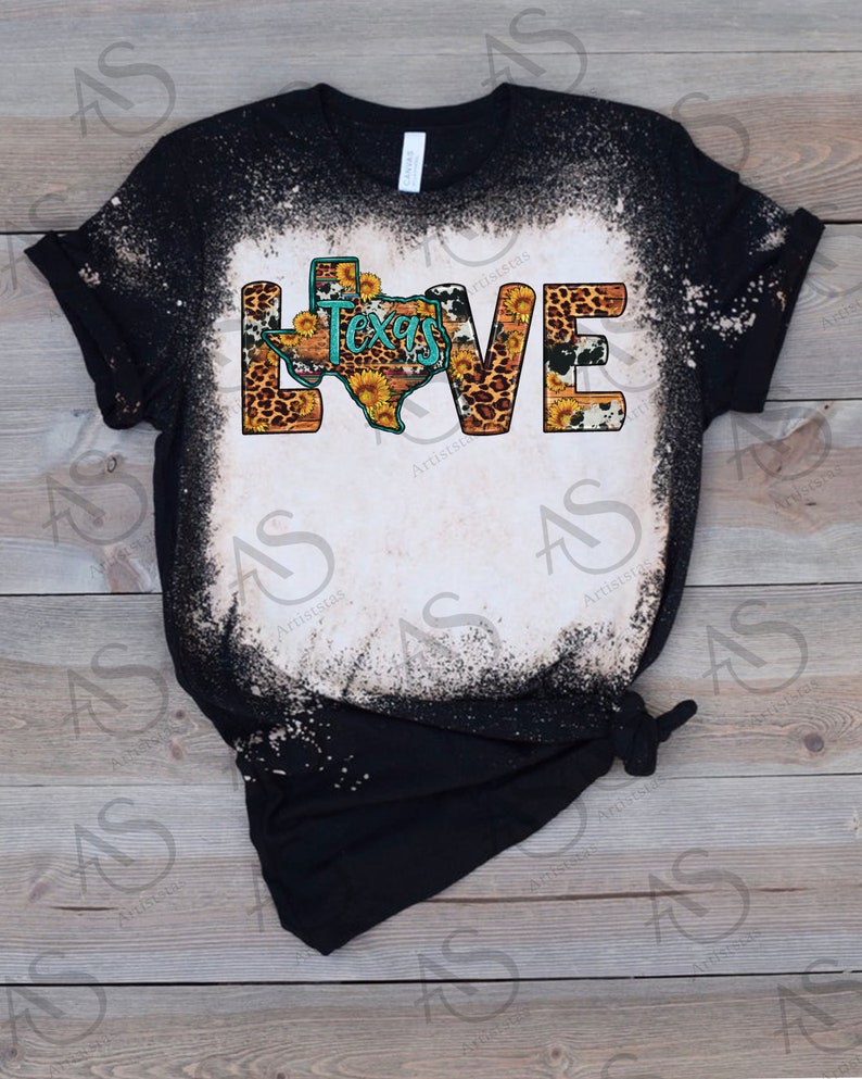 Western Love Texas Map Png Sublimation Design Cowhide Leopard - Etsy