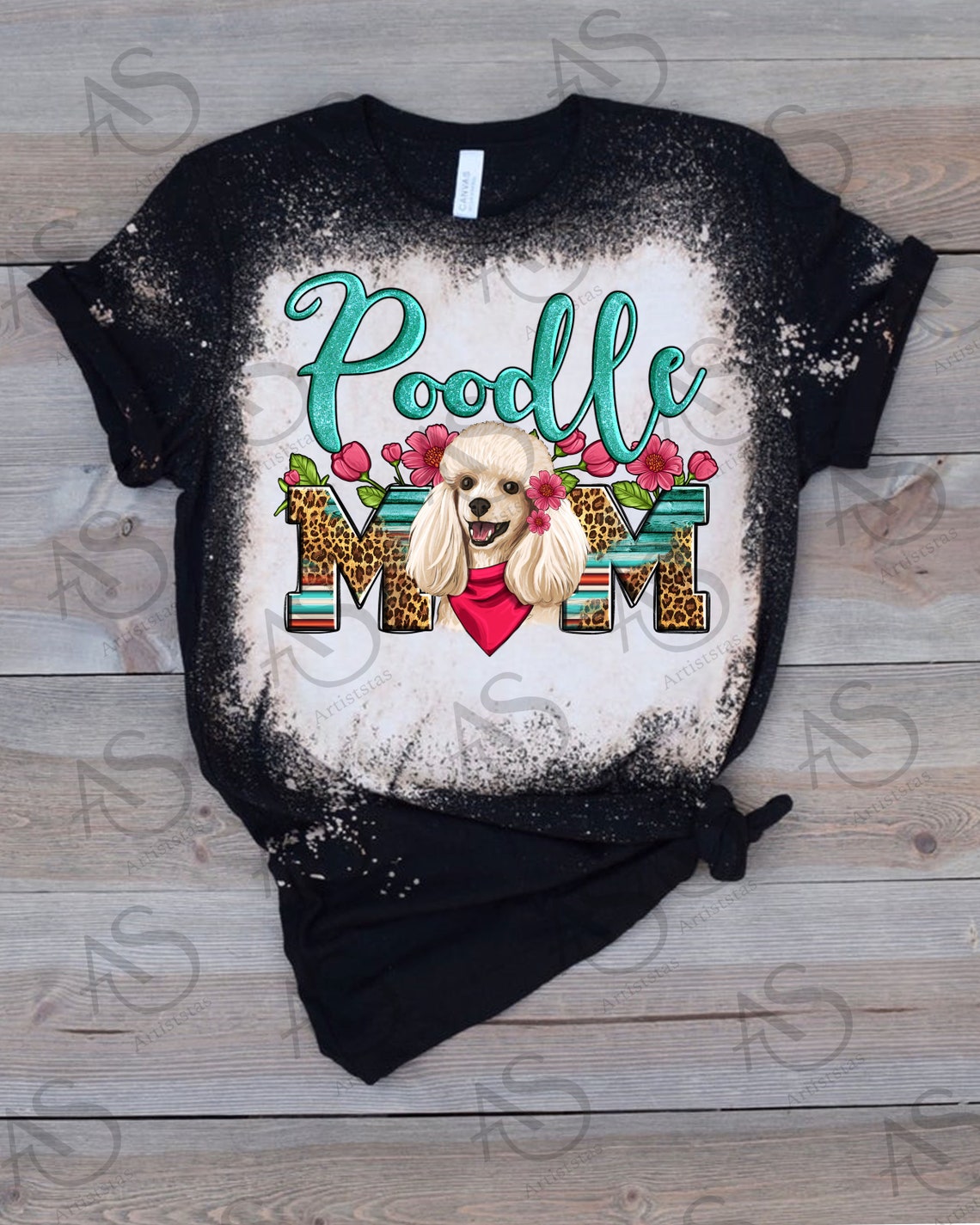 Poodle Mom Png Poodle Png Glitter Png Leopard Frenchie - Etsy