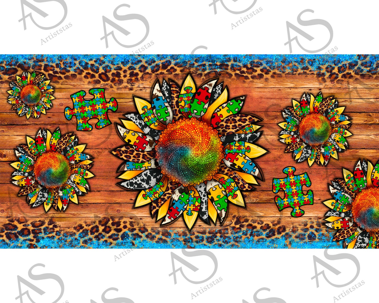 Autism Awareness Sunflower License Plate Pngautism Awareness - Etsy