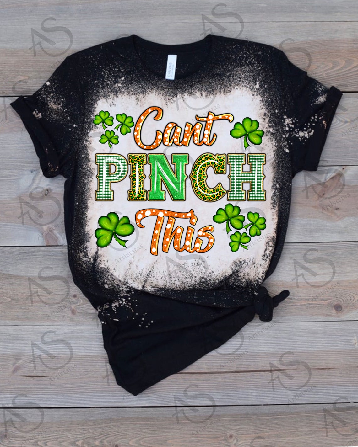 Can't Pinch This Png St. Patrick's Day Pngleopard | Etsy