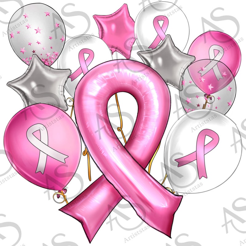 Breast Cancer Awareness Balloons - Etsy