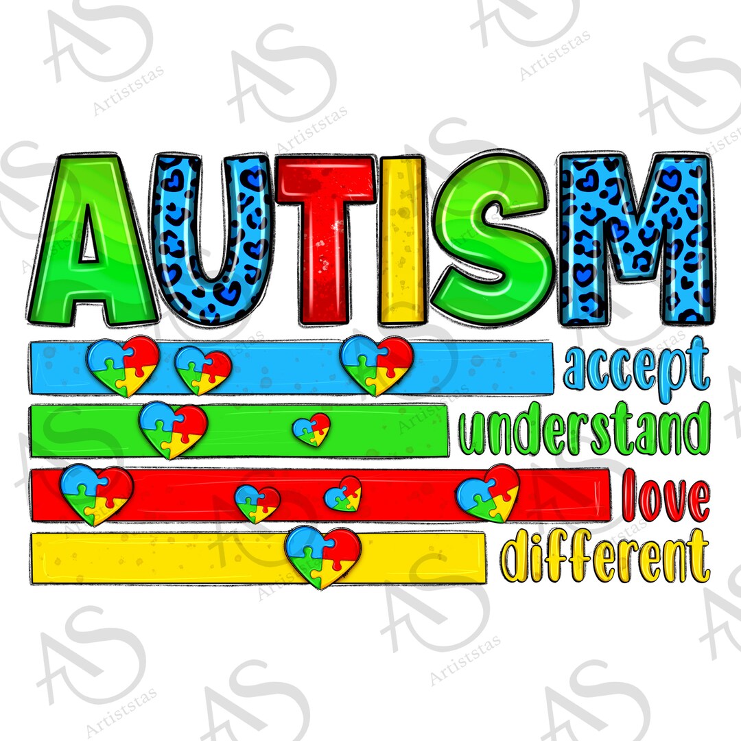 Autism Png Sublimation Design Download, Autism Awareness Png, Autism ...
