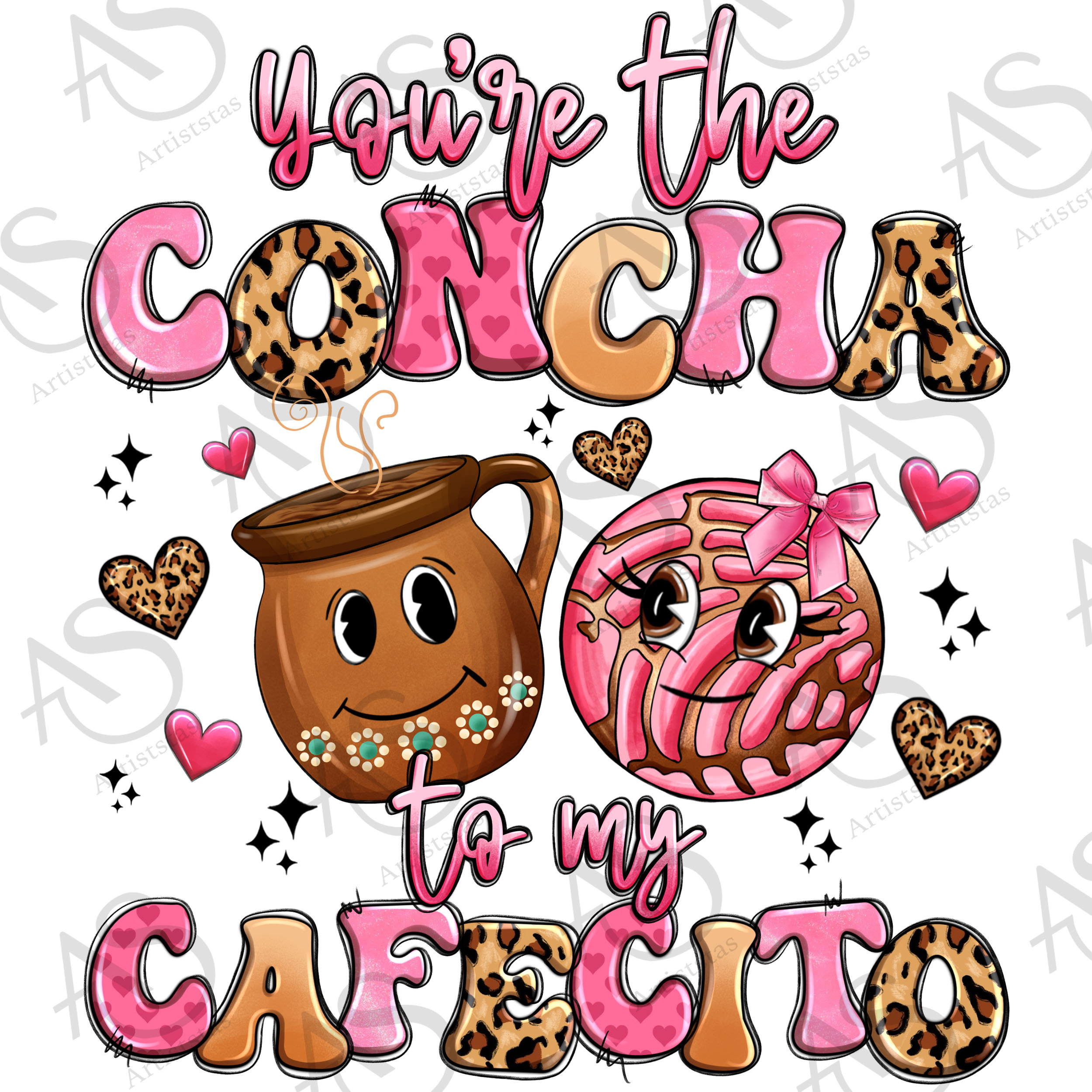 You're the Concha to My Cafecito Png Sublimation Design Download ...