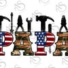 Papaw Father's Day Png Sublimation Design Download, Camouflage Papa Png ...