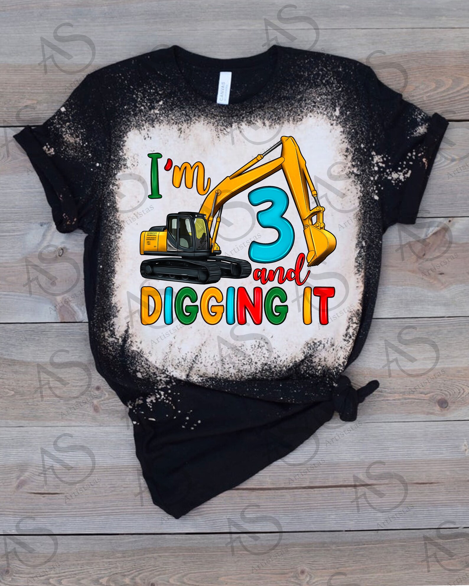 I'm 3 and Digging It Png Sublimation Design Download 3rd - Etsy