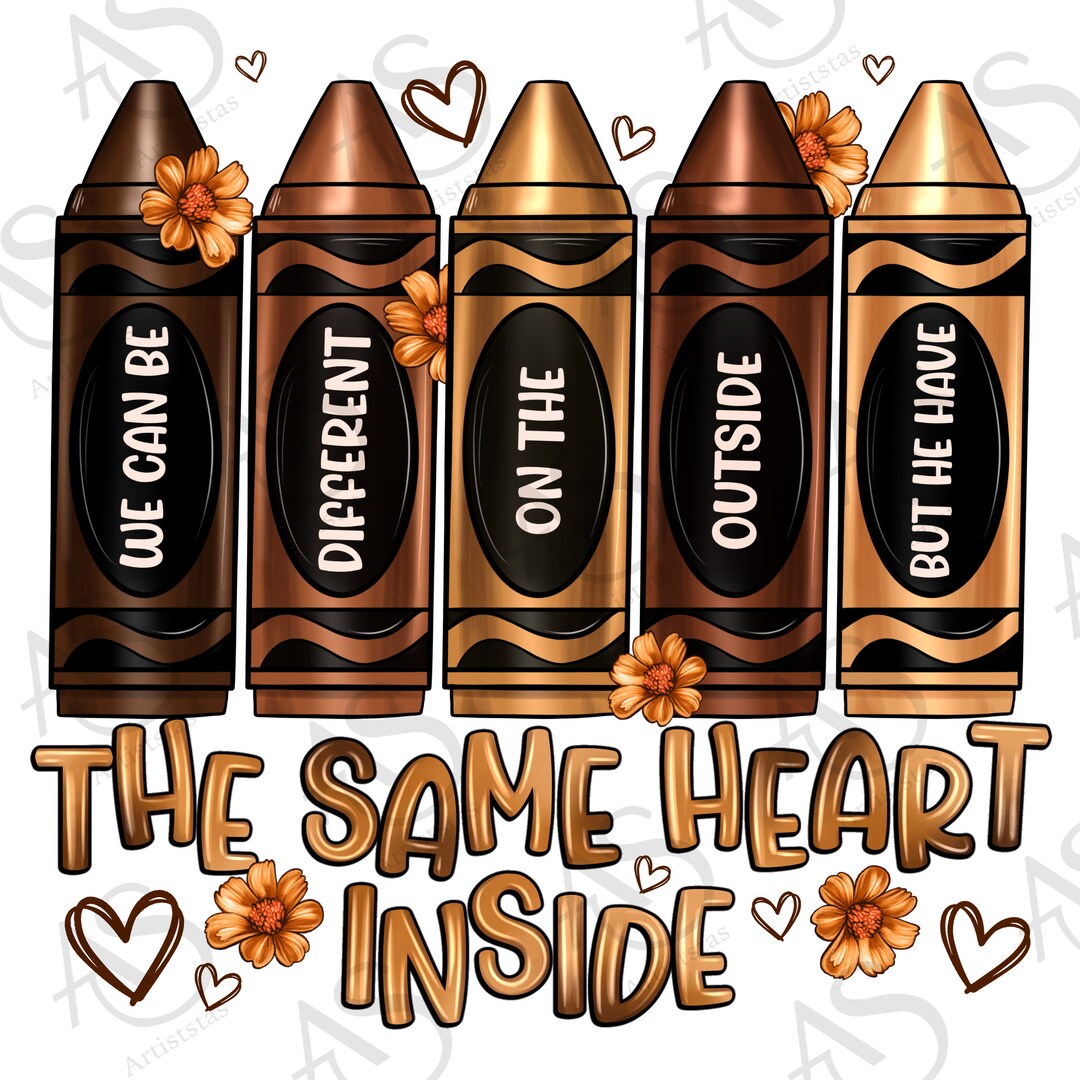 The Same Heart Inside Png Sublimation Design Download, Juneteenth Png ...