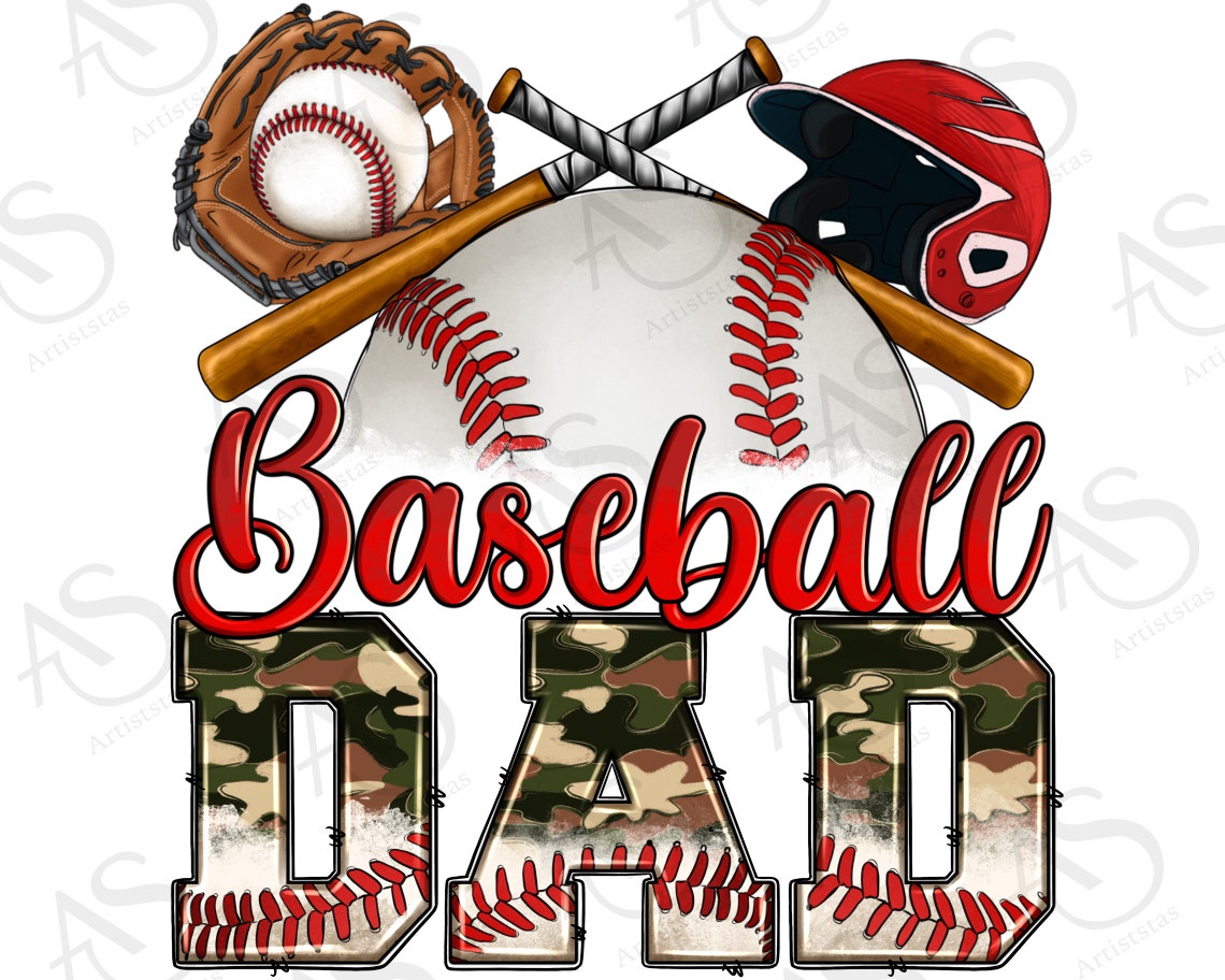 Baseball Dad Png Sublimation Design Download Baseball Sport - Etsy