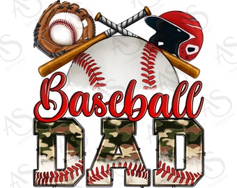 Baseball Dad Png Sublimation Design Download, Sport Dad Png, Father's ...
