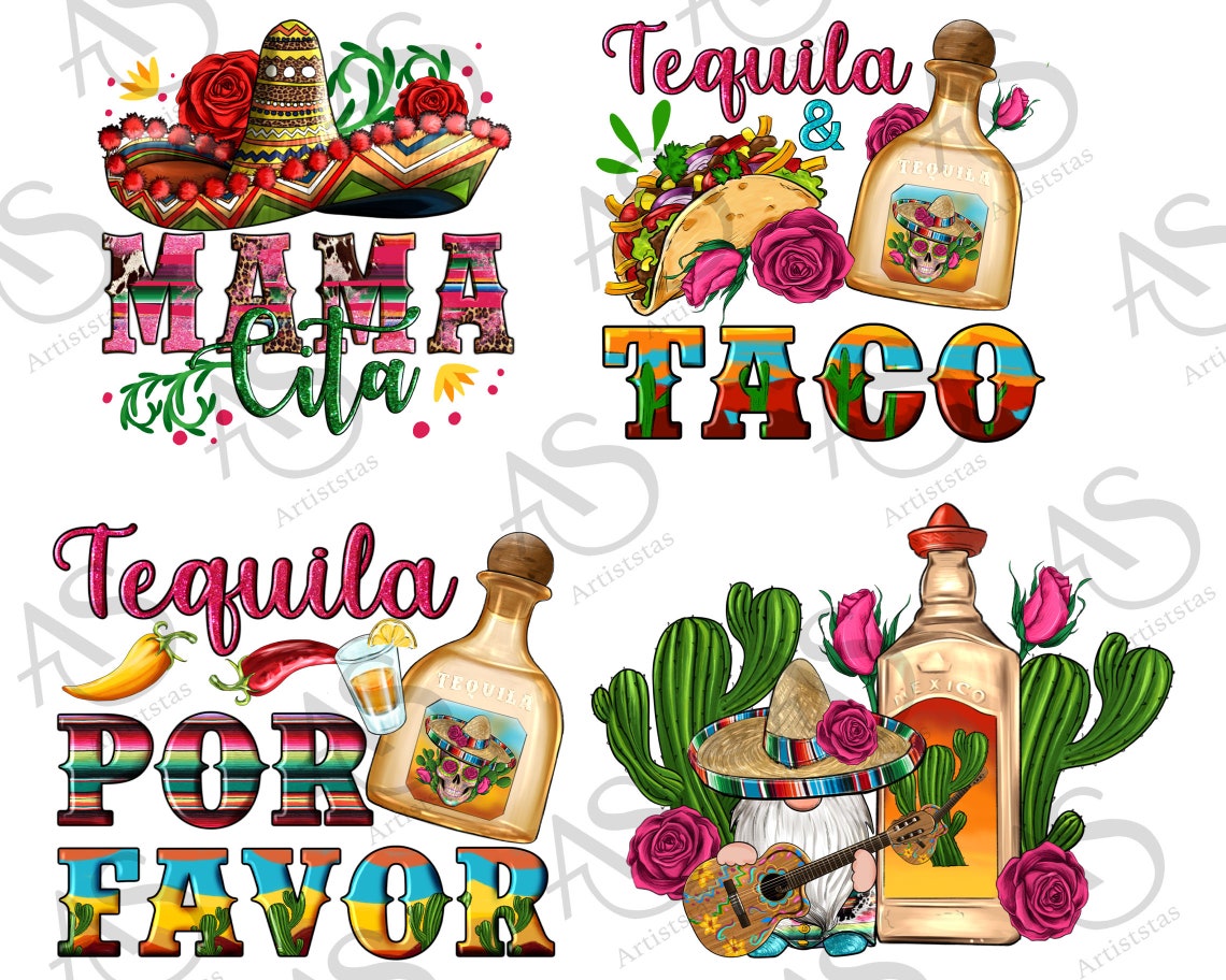 Mexico Png Sublimation Design Bundle 30 Png Files Cinco De - Etsy