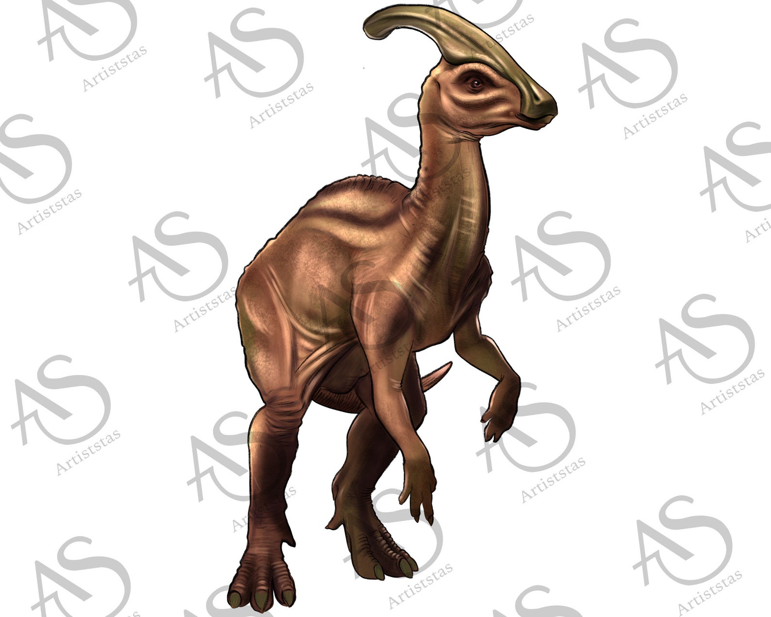 Parasaurolophus Png Sublimation Design Hand Drawn - Etsy