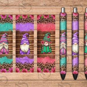 Easter Gnomes Pen Wraps Png Western Pen Wraps Png Easter Pen - Etsy